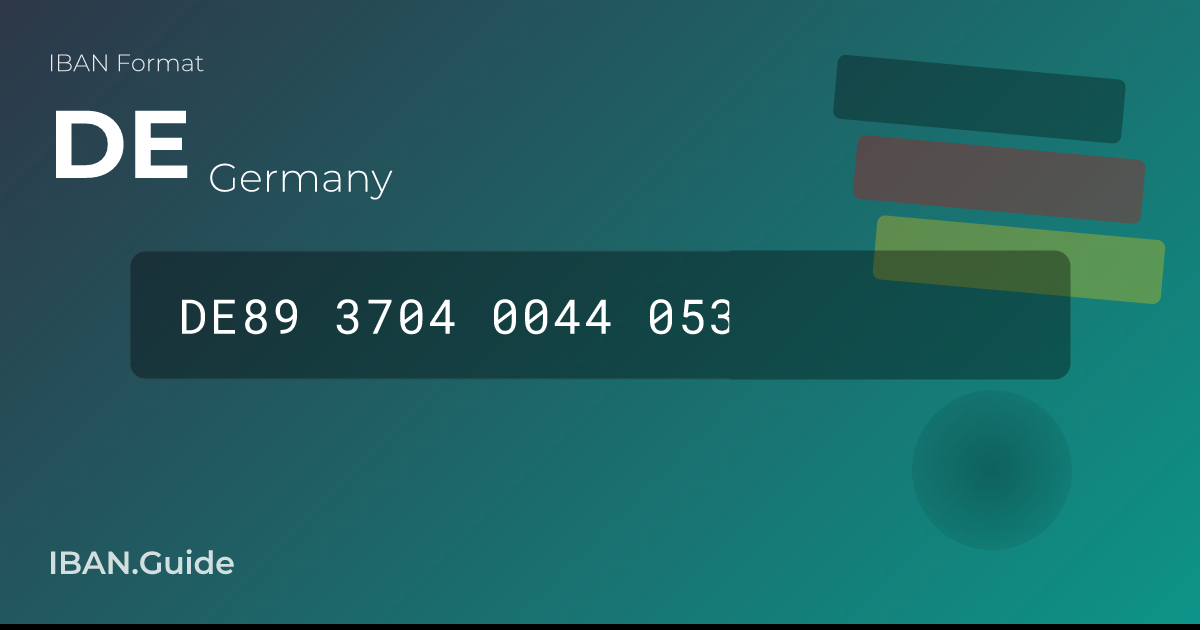 Format et validateur IBAN Allemagne | IBAN.Guide